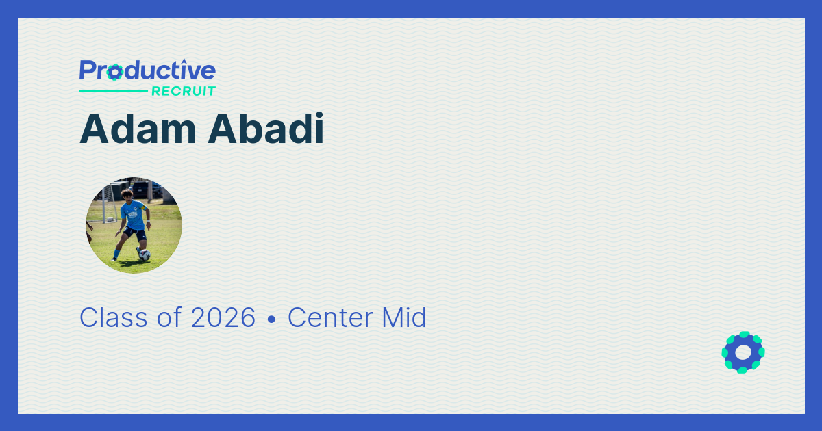 ProductiveRecruit | College Recruiting Profile | Adam Abadi