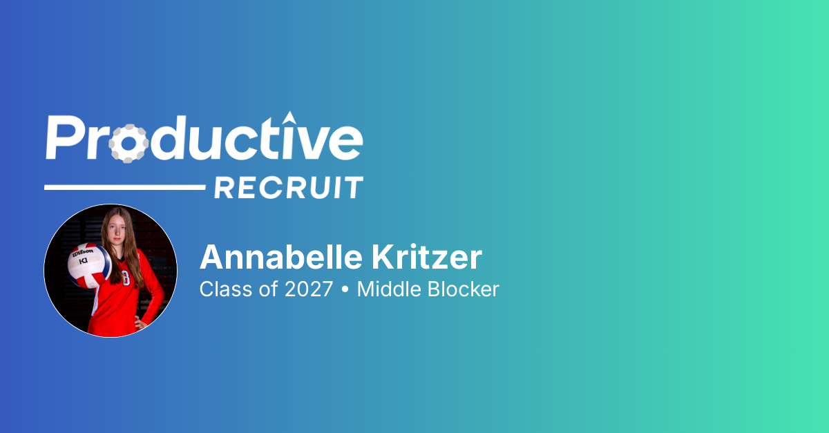 ProductiveRecruit | College Recruiting Profile | Annabelle Kritzer
