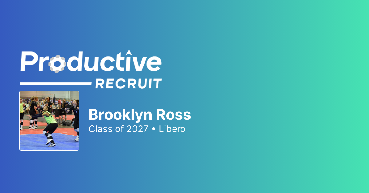 ProductiveRecruit | College Recruiting Profile | Brooklyn Ross