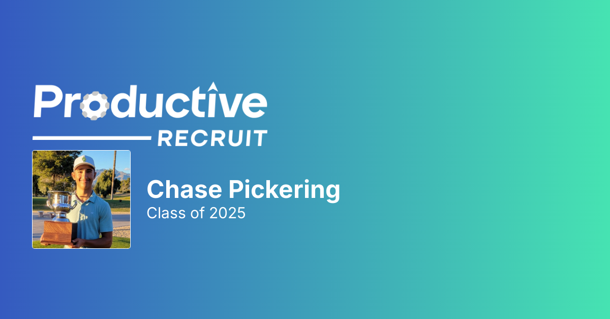 ProductiveRecruit | College Recruiting Profile | Chase Pickering