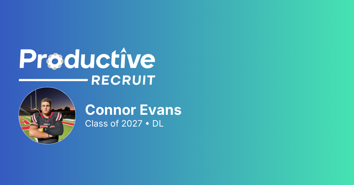 ProductiveRecruit | College Recruiting Profile | Connor Evans