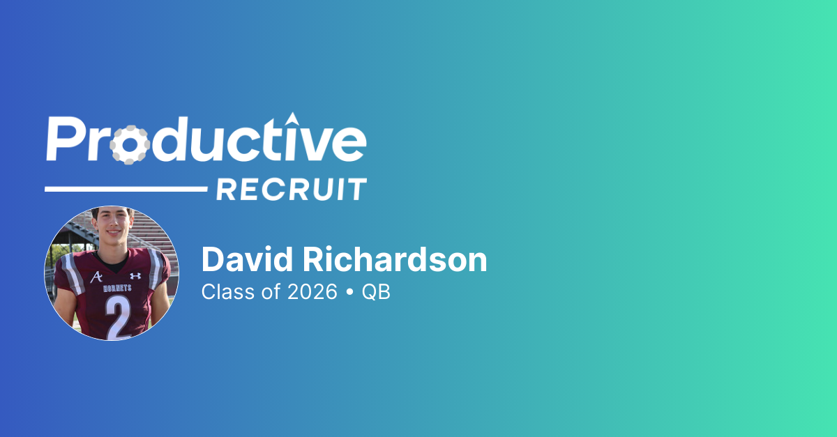 ProductiveRecruit | College Recruiting Profile | David Richardson