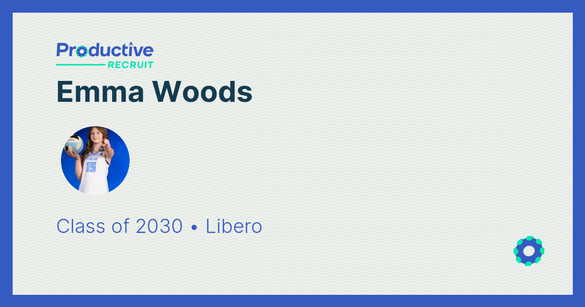ProductiveRecruit | College Recruiting Profile | Emma Woods