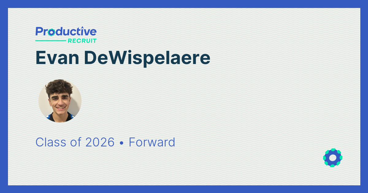 ProductiveRecruit | College Recruiting Profile | Evan DeWispelaere