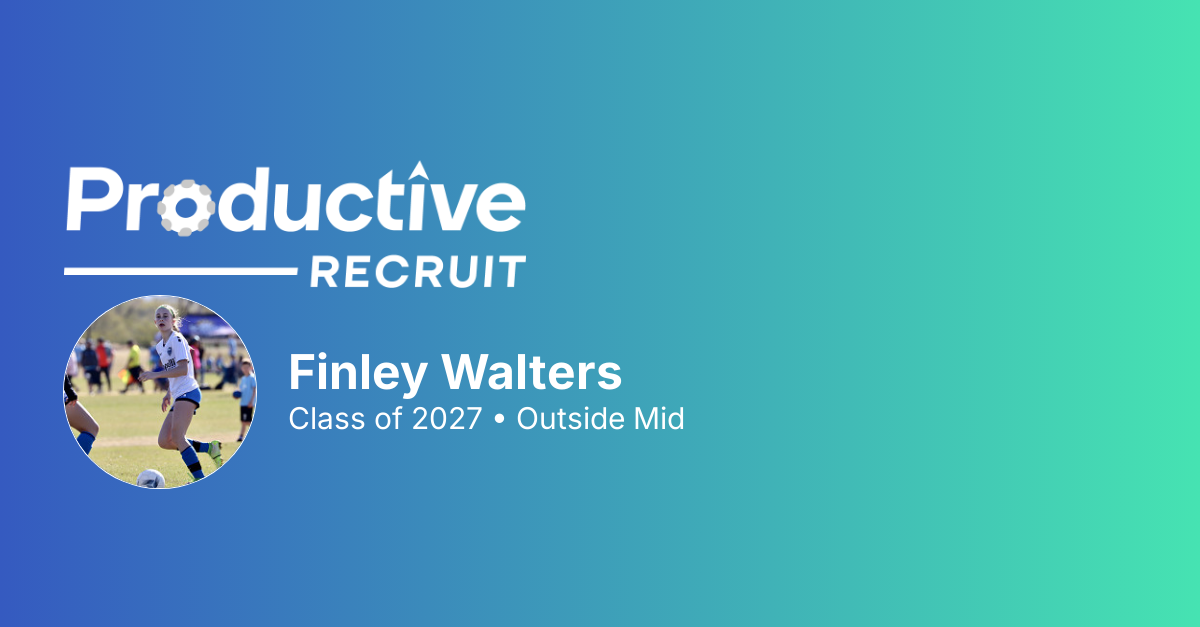 ProductiveRecruit | College Recruiting Profile | Finley Walters