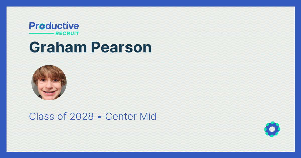 ProductiveRecruit | College Recruiting Profile | Graham Pearson