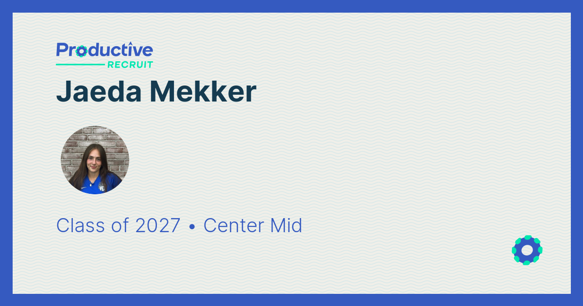 ProductiveRecruit | College Recruiting Profile | Jaeda Mekker