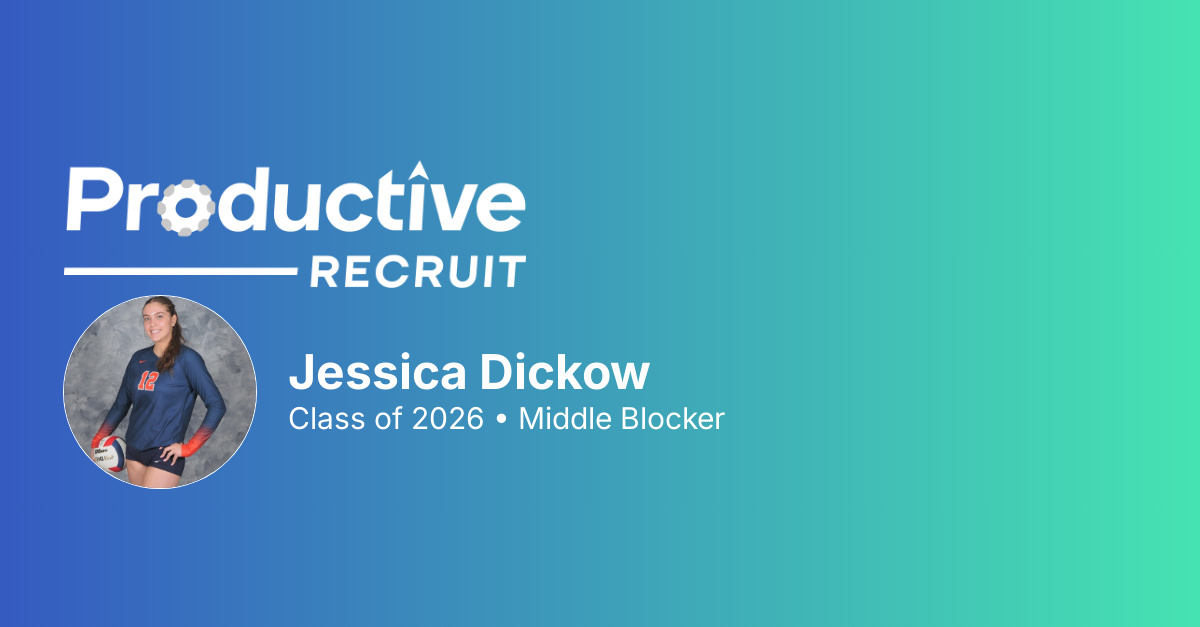 ProductiveRecruit | College Recruiting Profile | Jessica Dickow