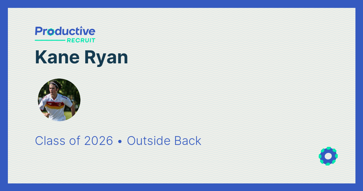 Kane Ryan | College Recruiting Profile | ProductiveRecruit