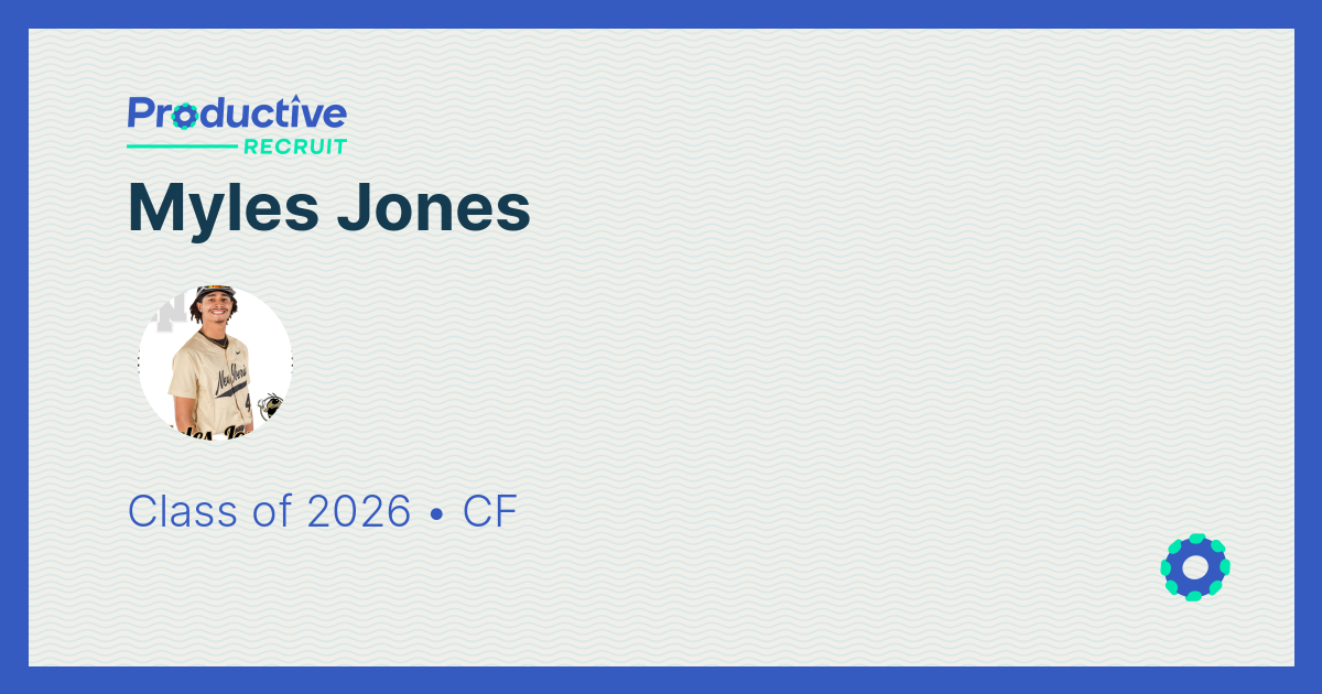 ProductiveRecruit | College Recruiting Profile | Myles Jones