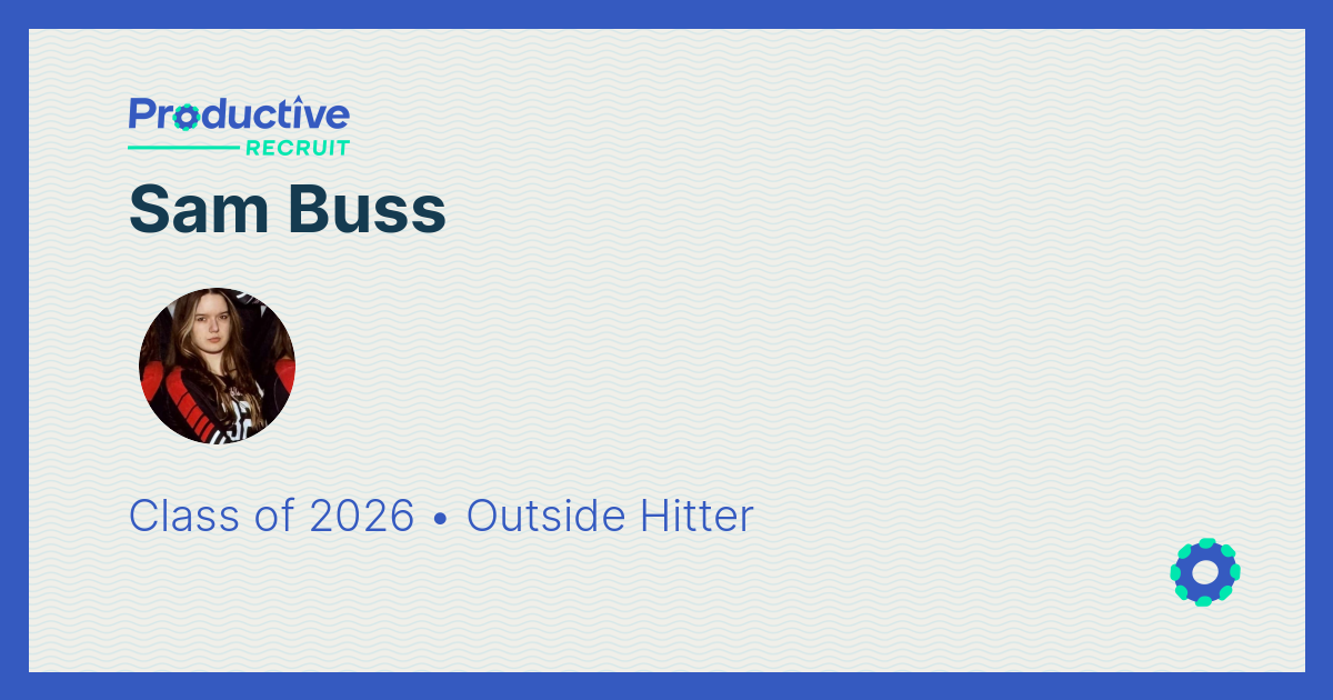 ProductiveRecruit | College Recruiting Profile | Sam Buss